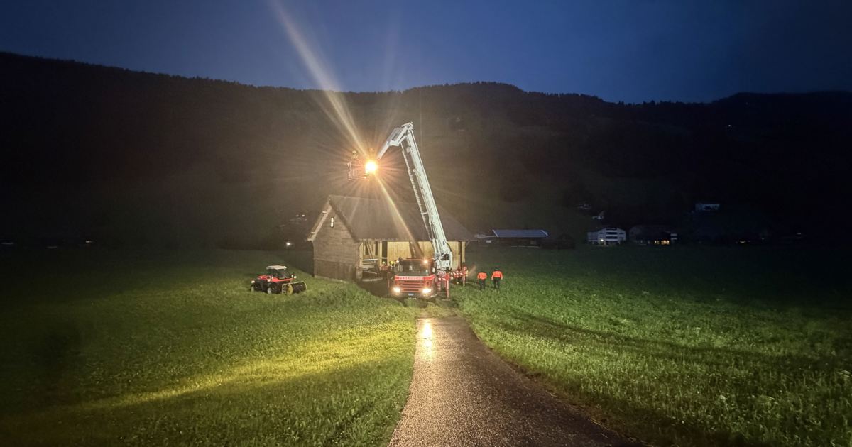 Blitz schlägt in Scheune ein – 100'000 Franken Schaden | W&O