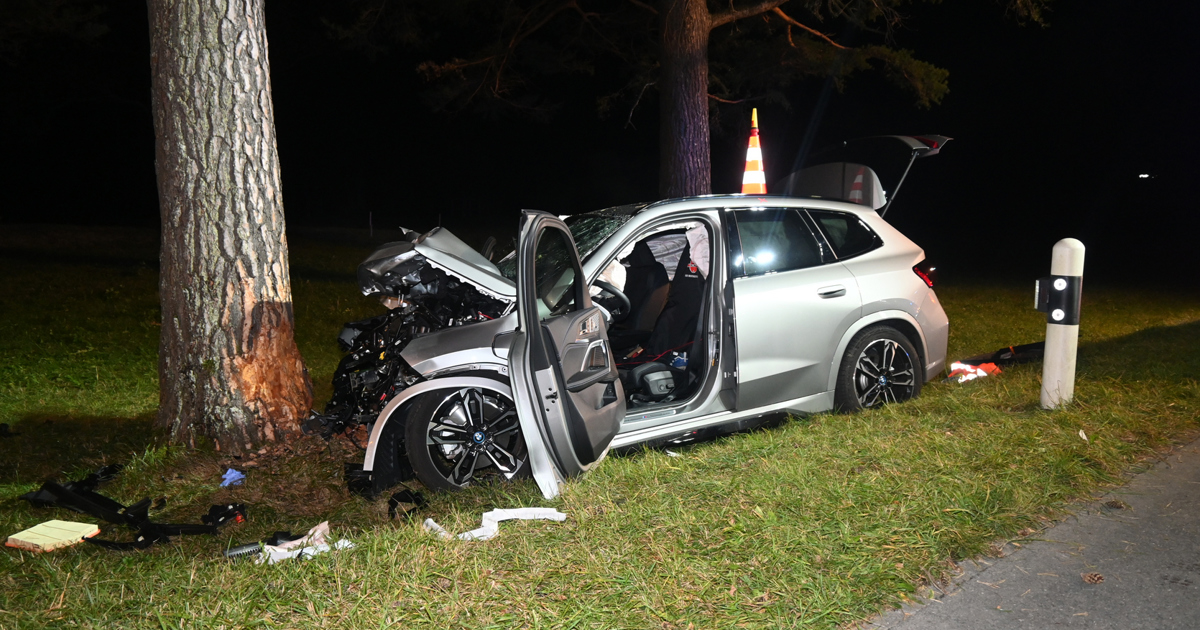 Bei Kollision mit Baum schwer verletzt | W&O