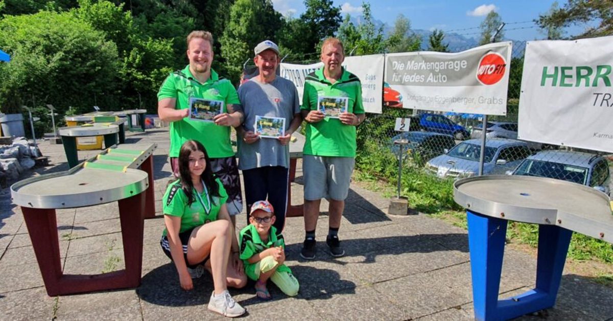 Thomas Frech war der beste einheimische Pit-Pat-Spieler am Heimturnier ...