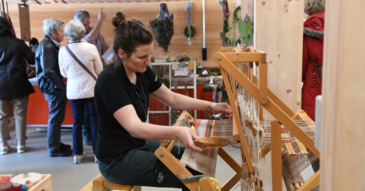 Am Land-Hand-Erlebnismarkt wurde die Vielfalt des Handwerks präsentiert ...