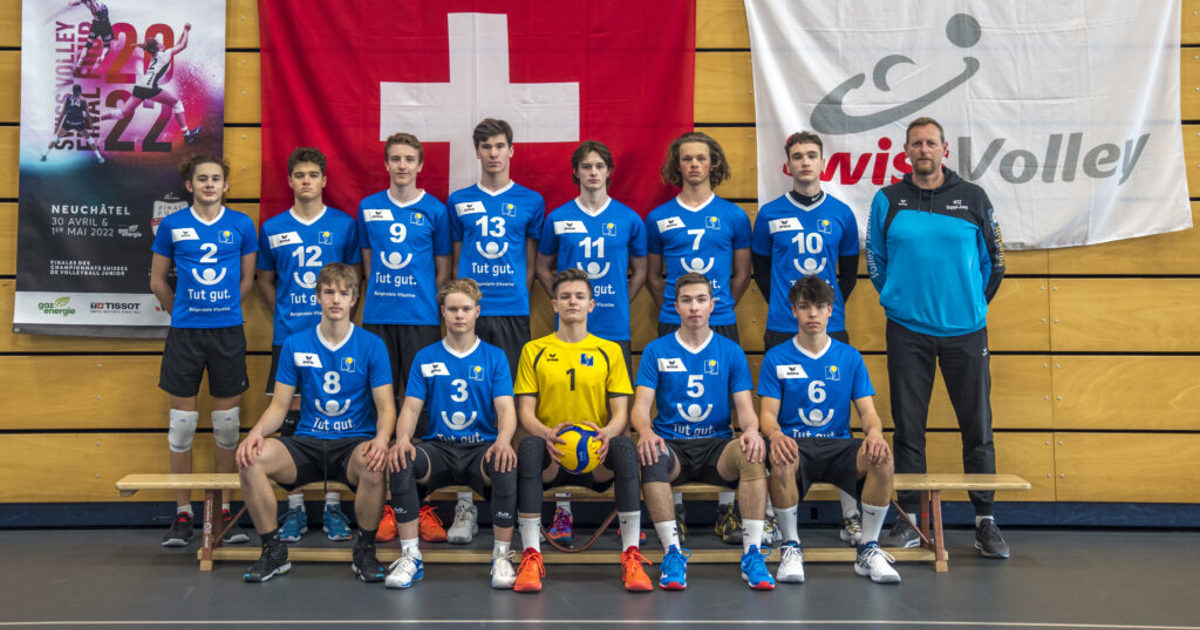 Volleyballer Elias Auer darf sich nun endlich Schweizer Meister nennen ...