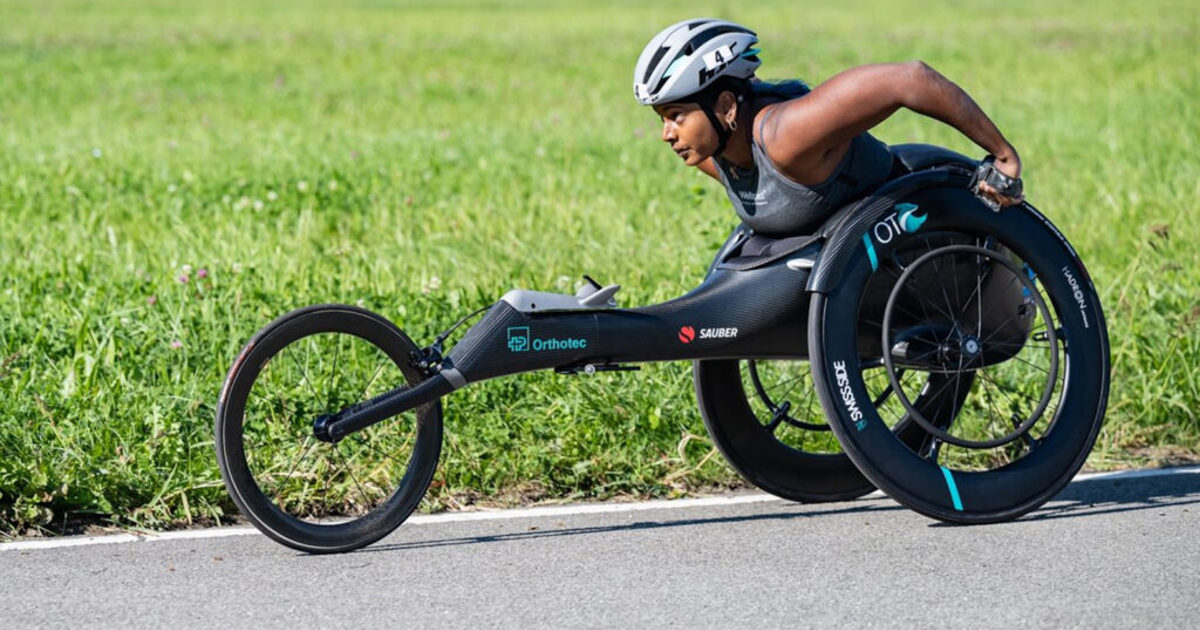 Rennrollstuhlfahrerin Alexandra Helbling: Begeistert vom neuen Gefährt ...